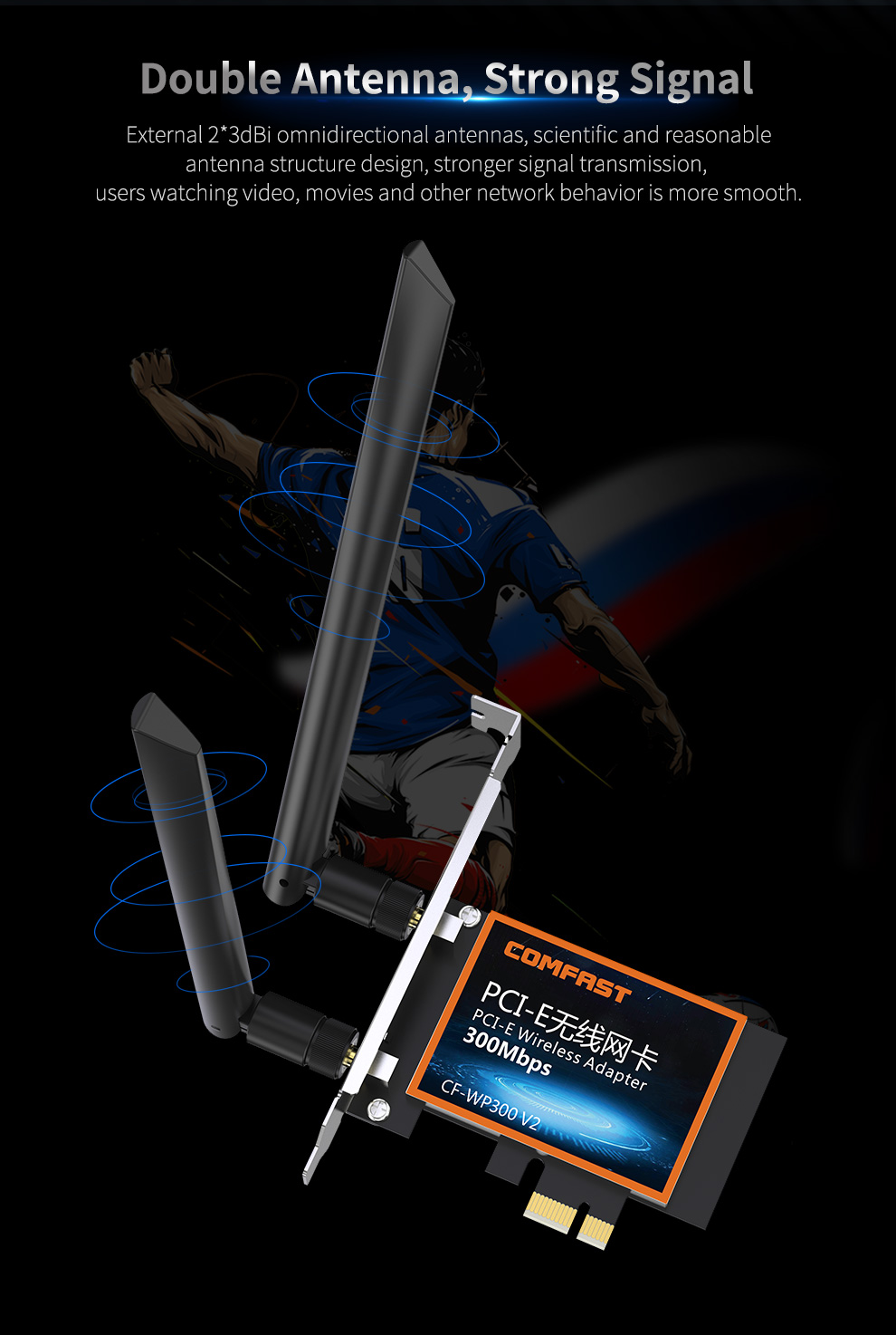 CF-WP300V2 - Wireless Adapter - COMFAST